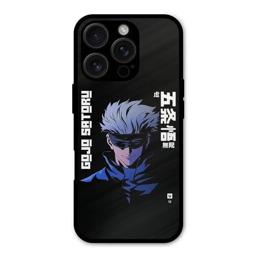 Gojo Sataru Smiles Shockproof Hybrid Protection (Metal + TPU) Back ...