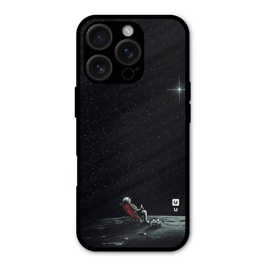 Resting Spaceman Face Shockproof Hybrid Protection (Metal + TPU) Back ...