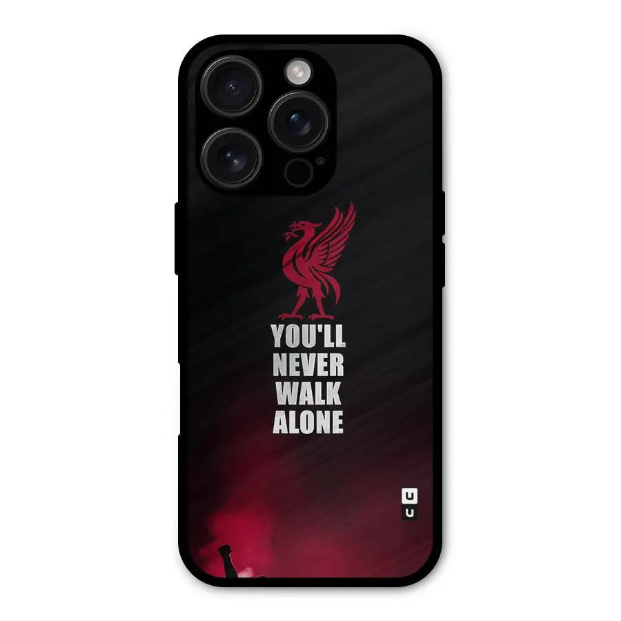 Walk Alone Shockproof Hybrid Protection (Metal + TPU) Back Case Cover ...